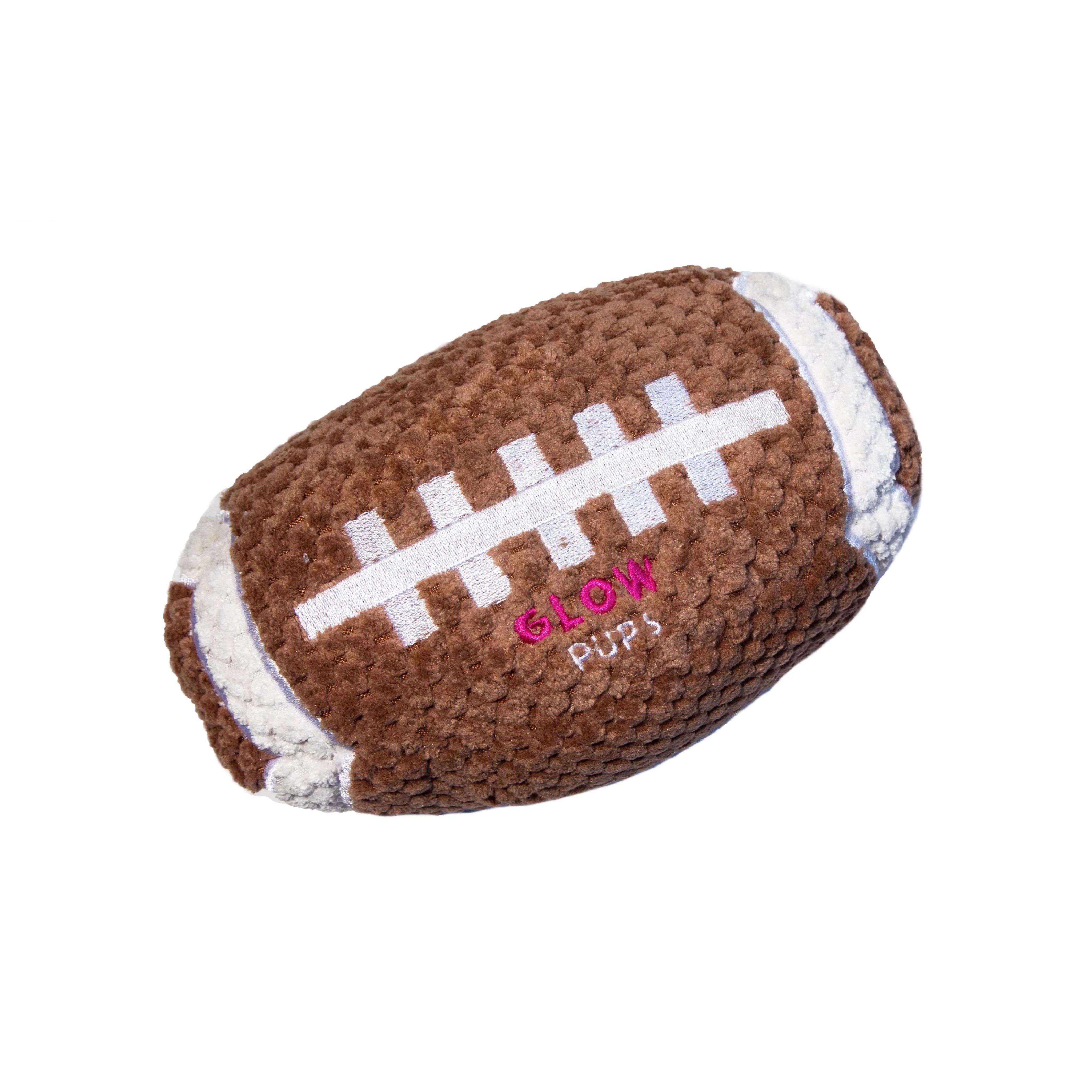 Squeaky Football Dog Toy | Glow Pups